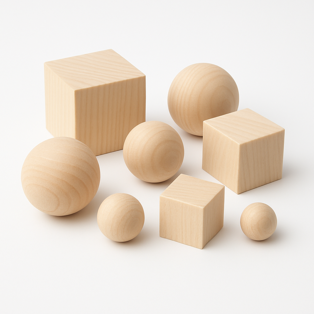 Wood Balls & Cubes for Crafts – Craftparts