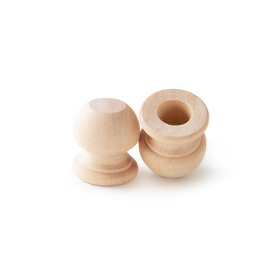 Craftparts Dowel Caps & Connectors | Wood & Plastic Options