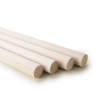Wooden Dowel Rods for DIY Crafts – Birch, Oak, Maple & Poplar – Craftparts